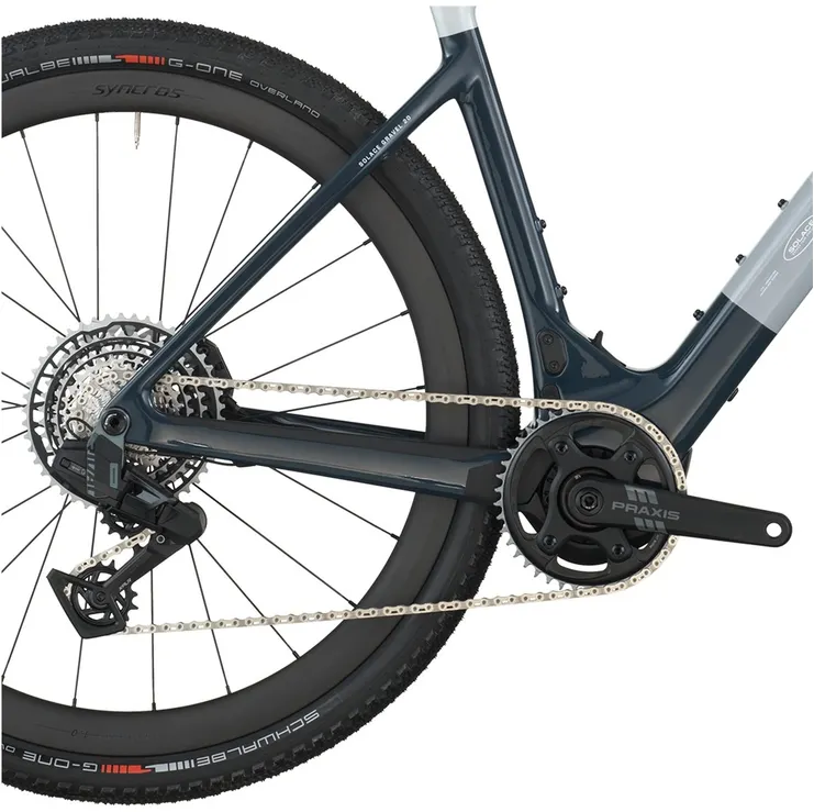 Gravel sähköpyörä Scott Solace Gravel 20 Squid Blue/Beluga Grey - Scott ...